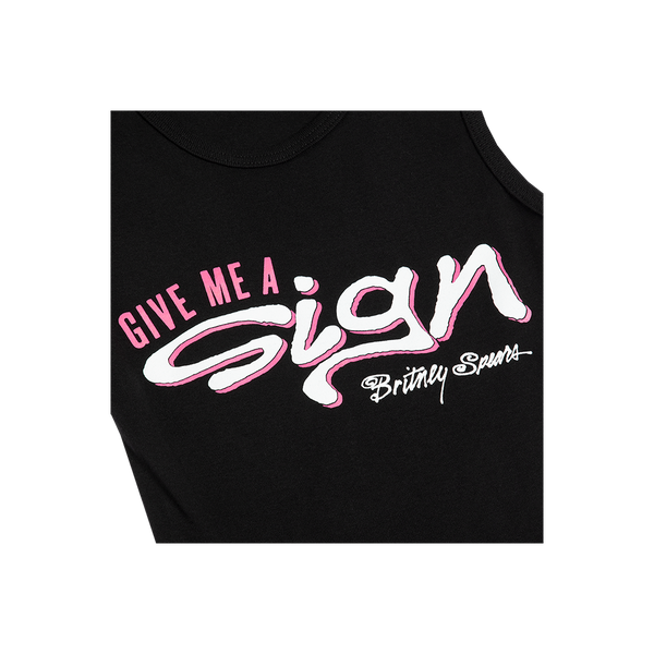 Give Me a Sign Crop Tank – Britney Spears Official Store