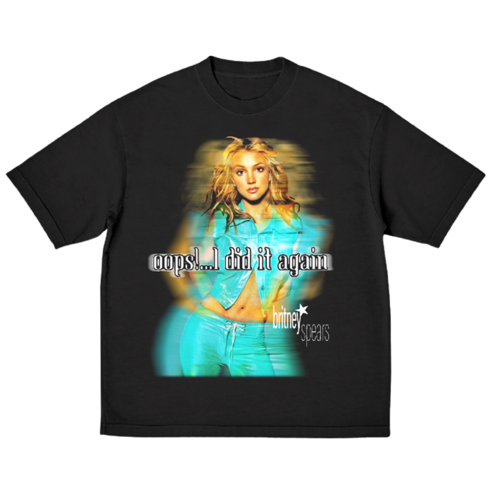 Oops!... I Did It Again Black T-Shirt - Britney Spears Official Store